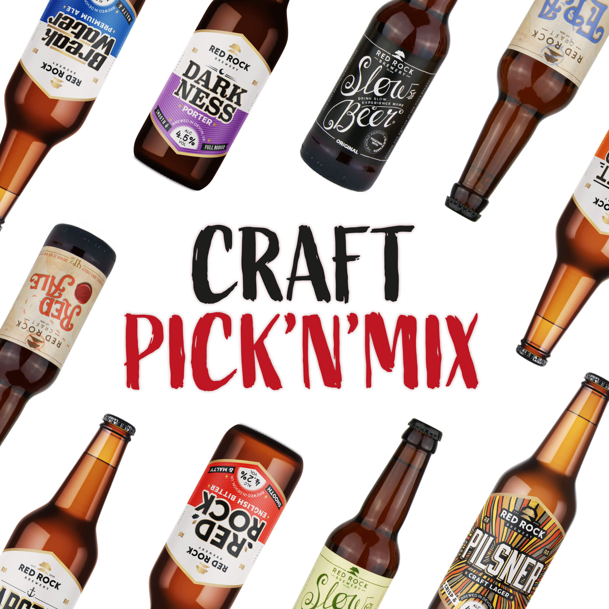 12x Red Rock Devon Craft Beer Pick n Mix Case | Red Rock Brewery