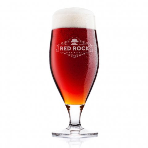 Red Rock Brewery 2/3 Pint Stemmed Beer Glass x1 - Red Rock Brewery